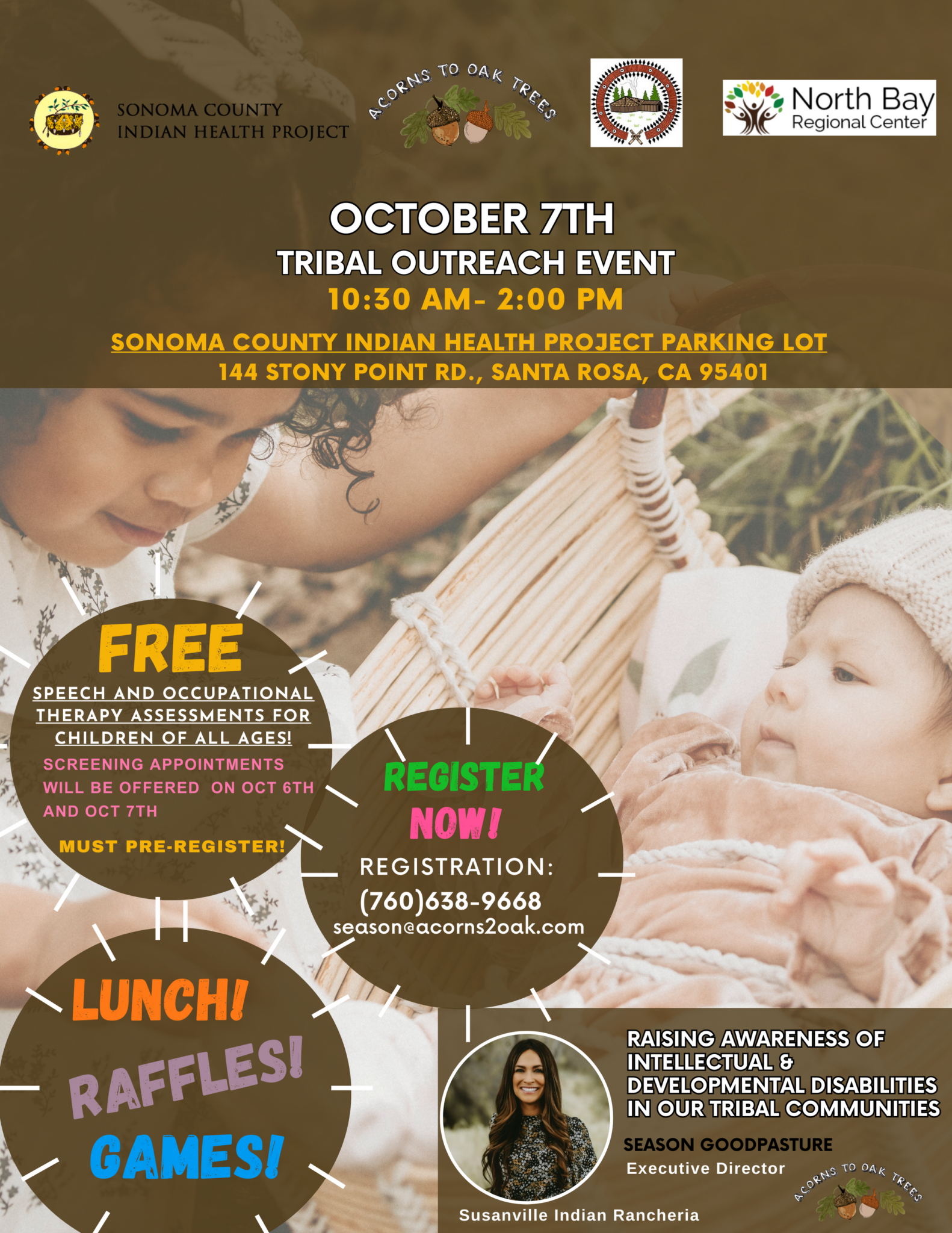 Tribal Outreach Event - Santa Rosa - Acorns to Oak Trees